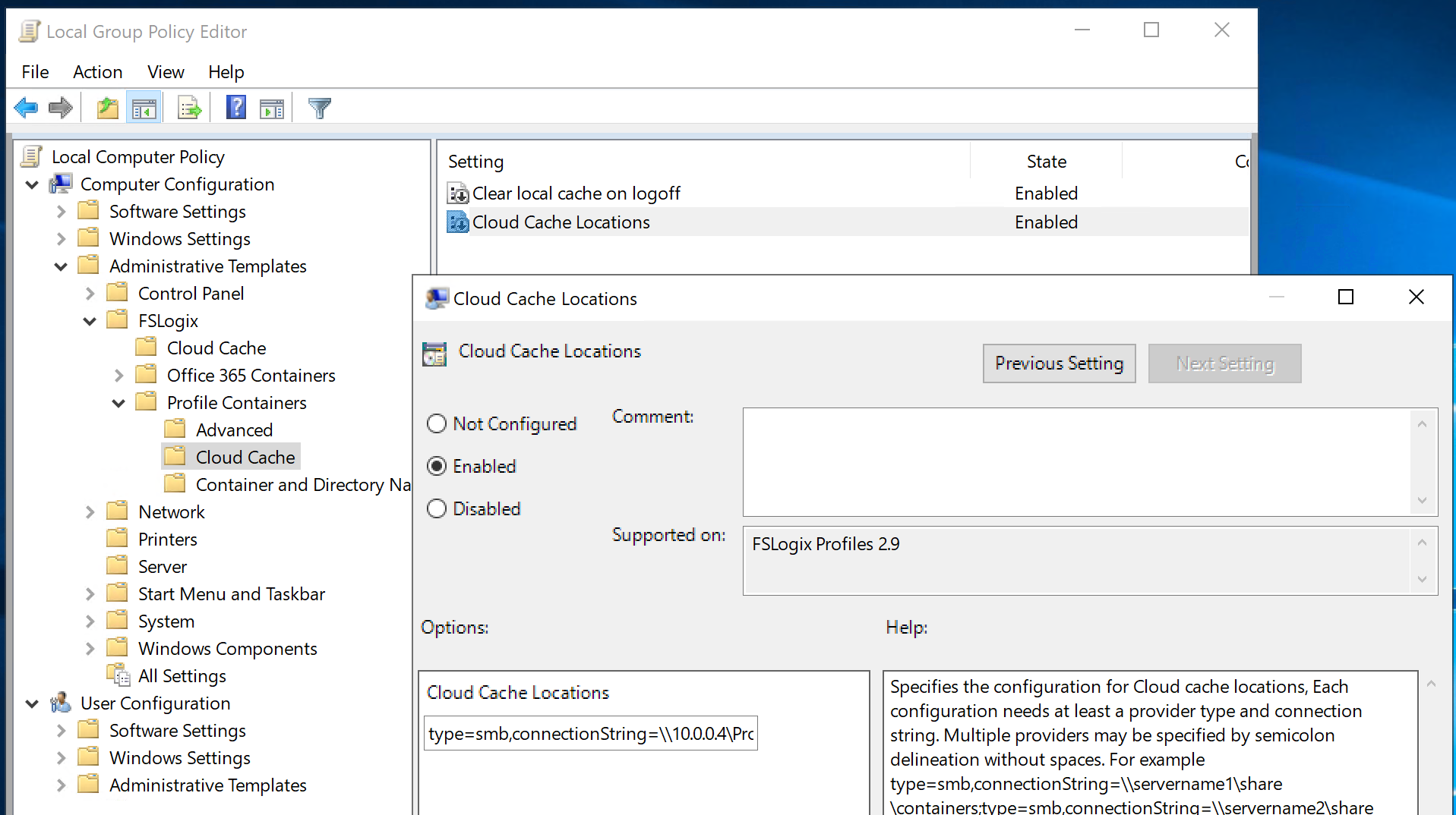 FSLogix Profile Container と Office Container を設定してみる！