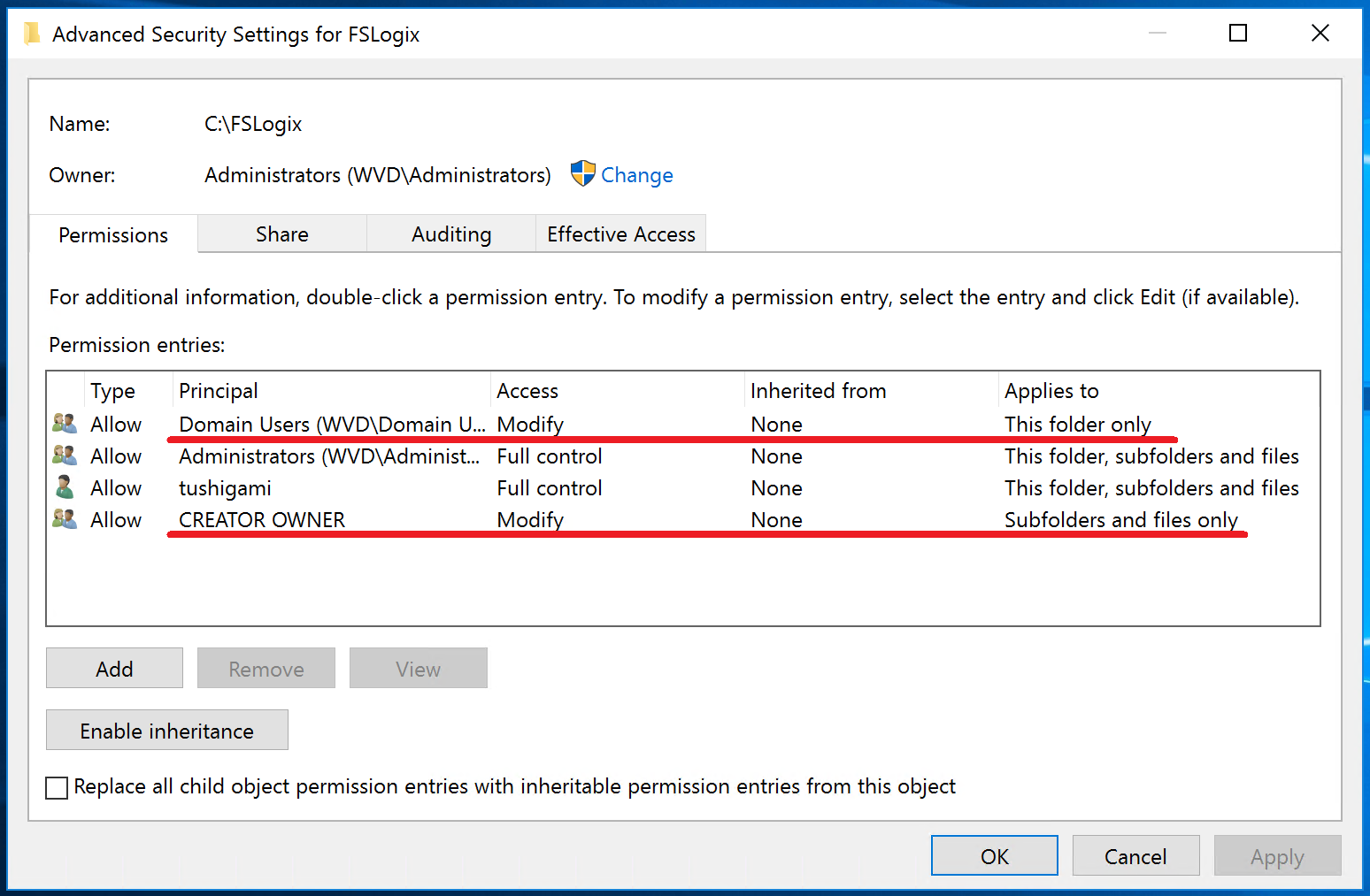 FSLogix Profile Container と Office Container を設定してみる！